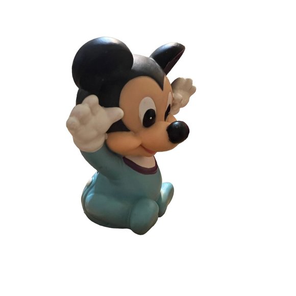 Disney | Toys | Vintage Disney Mickey Mouse Squeeze Toy Squeaky Plastic ...